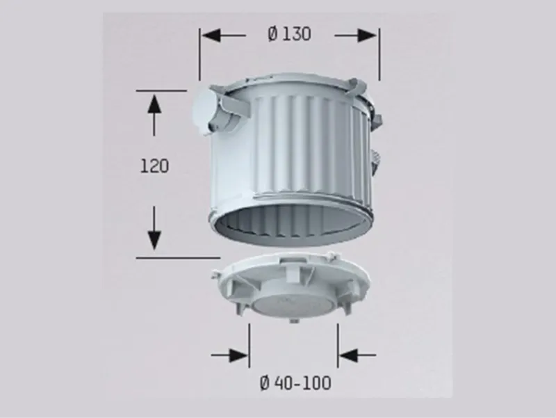 Molto Luce HALOX 100 GEHÄUSE (grau) Online bestellen